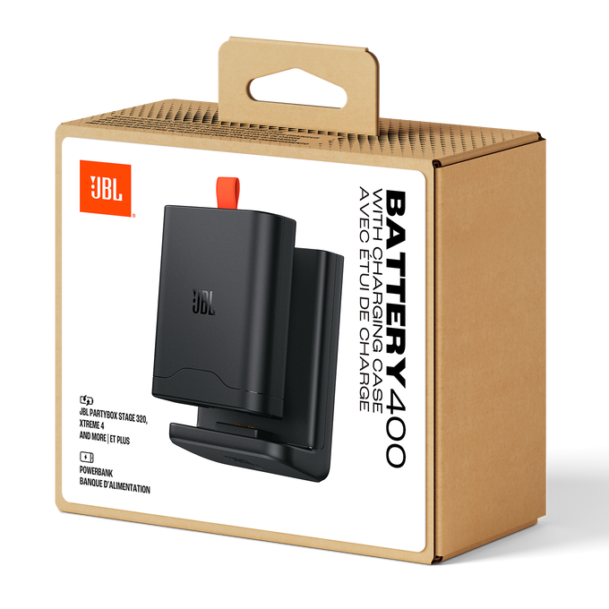 JBL Battery 400 with Charging Case | Een eenvoudig te vervangen reservebatterij met oplaadcase